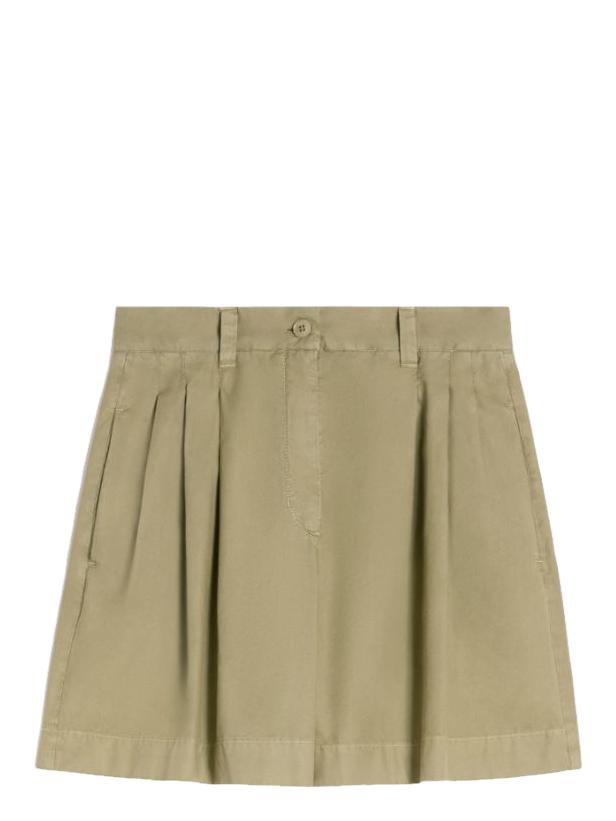 MAX MARA Cotton Panama Bermuda Shorts